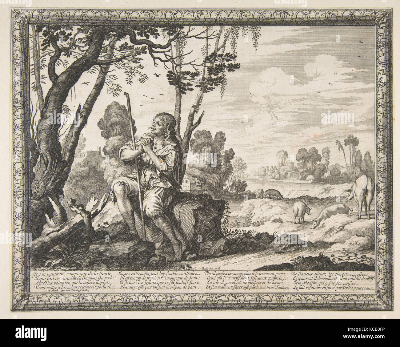 Le fils prodigue gardant les cochons (L'enfant prodigue garde les ...