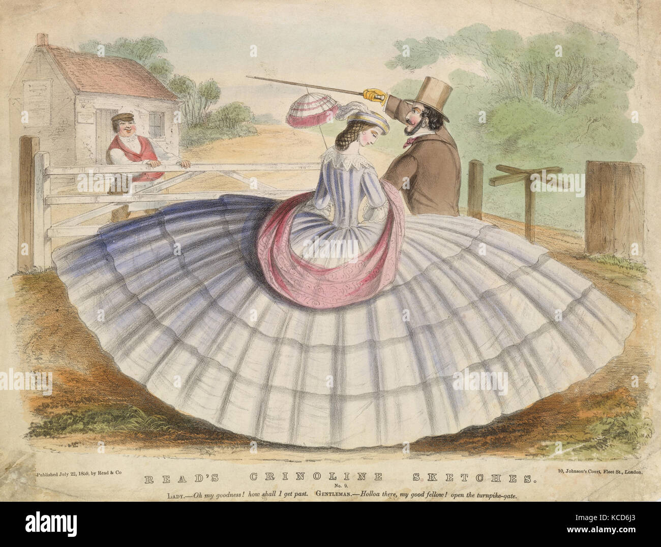 Croquis de la crinoline Banque de photographies et d’images à haute ...