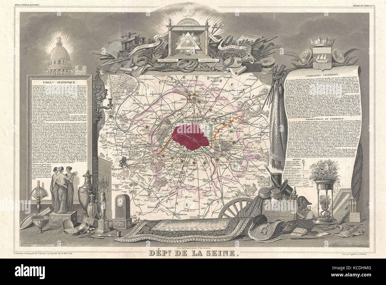 Levasseur map of the world Banque de photographies et d’images à haute ...