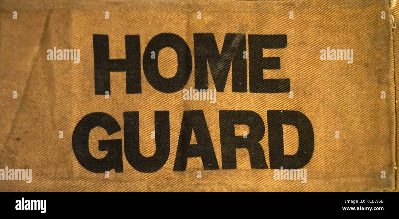Utilisé par le brassard British Home Guard de la Seconde Guerre ...