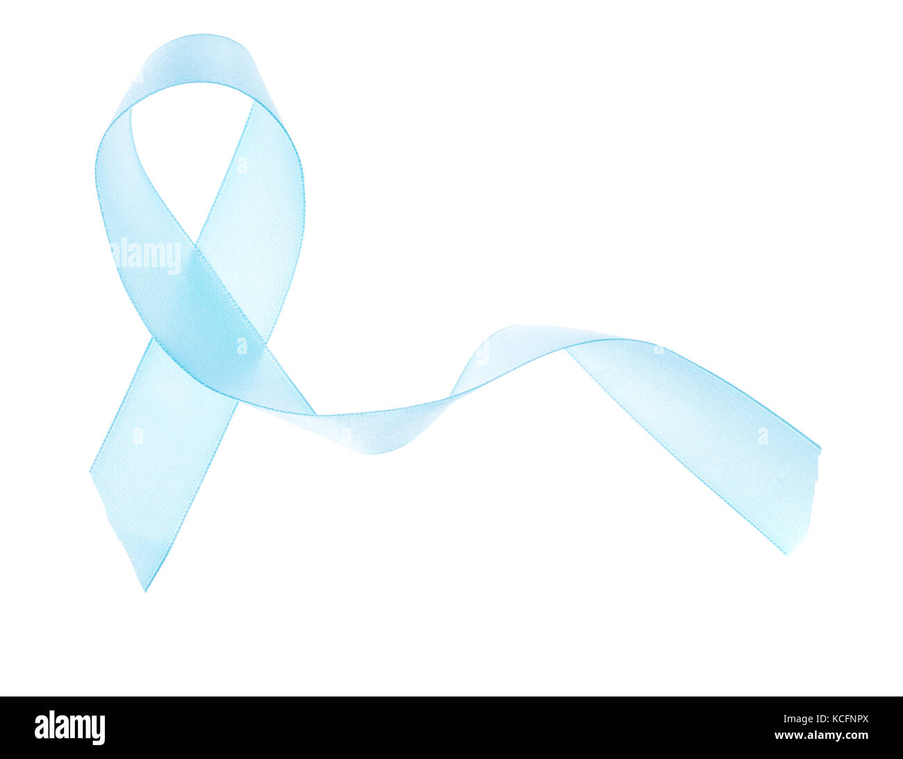 Symbole du ruban bleu de la sensibilisation sur le cancer de la prostate Photo Stock - Alamy