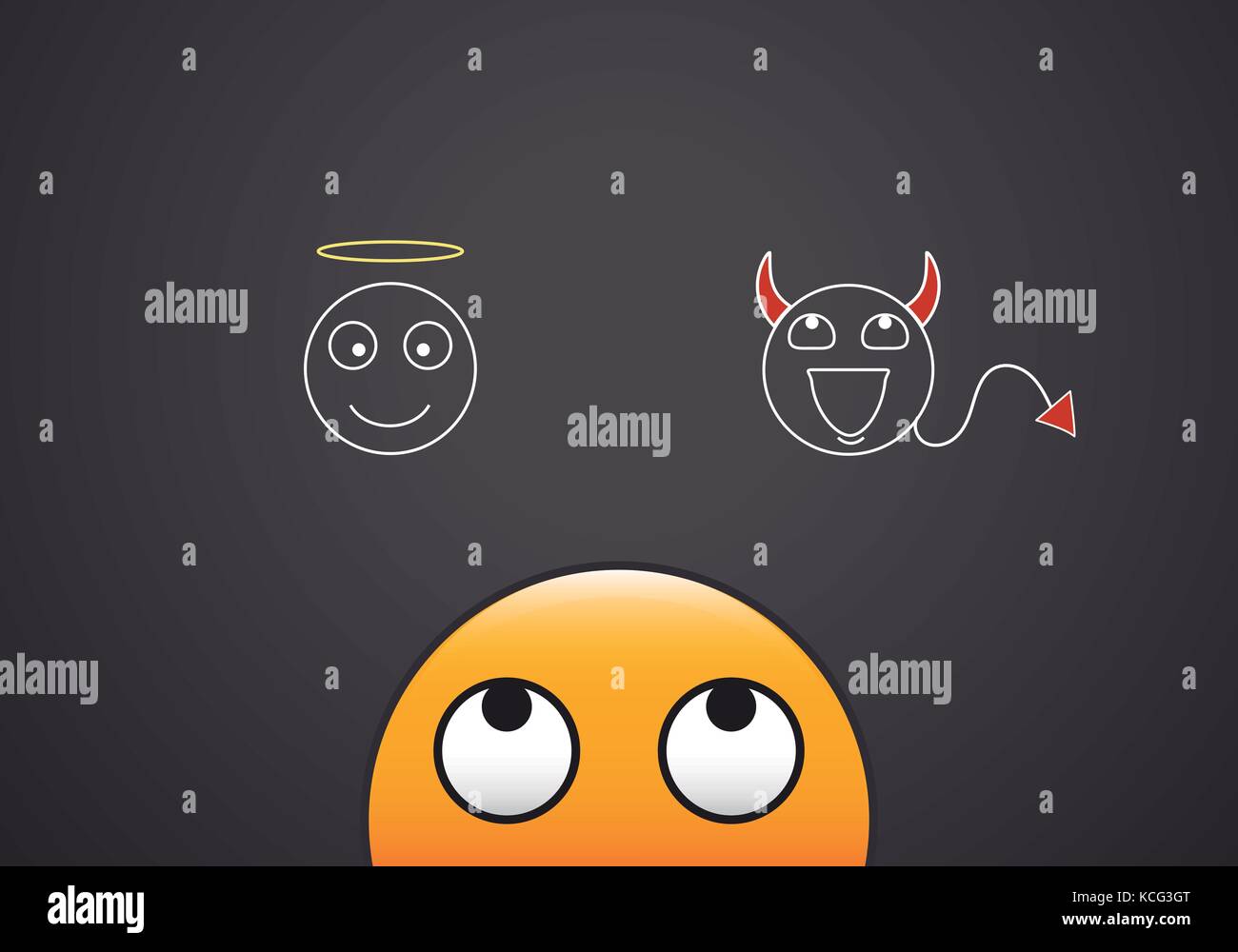 Indécis emoji Banque de photographies et d’images à haute résolution ...