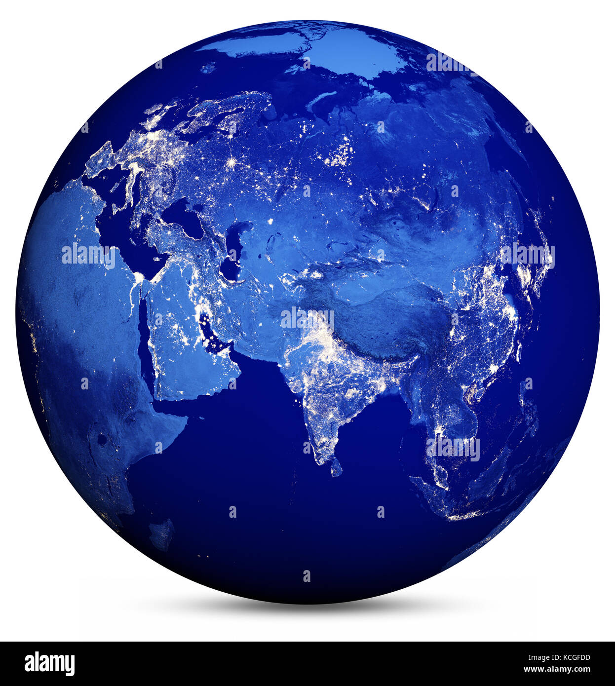 Mappa fisica della terra Banque d'images détourées - Alamy