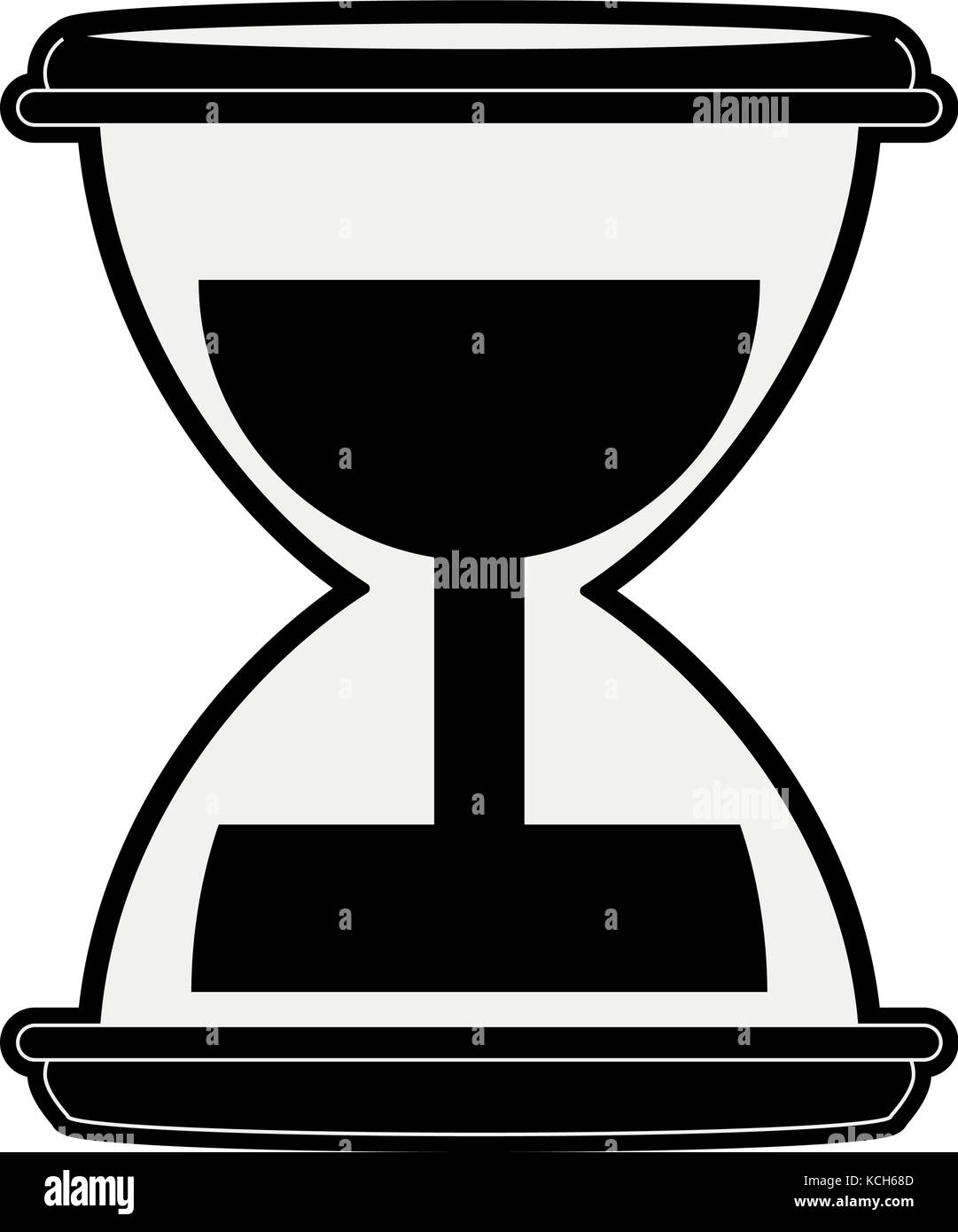 Icône De Symbole Sablier Banque d'images vectorielles - Alamy