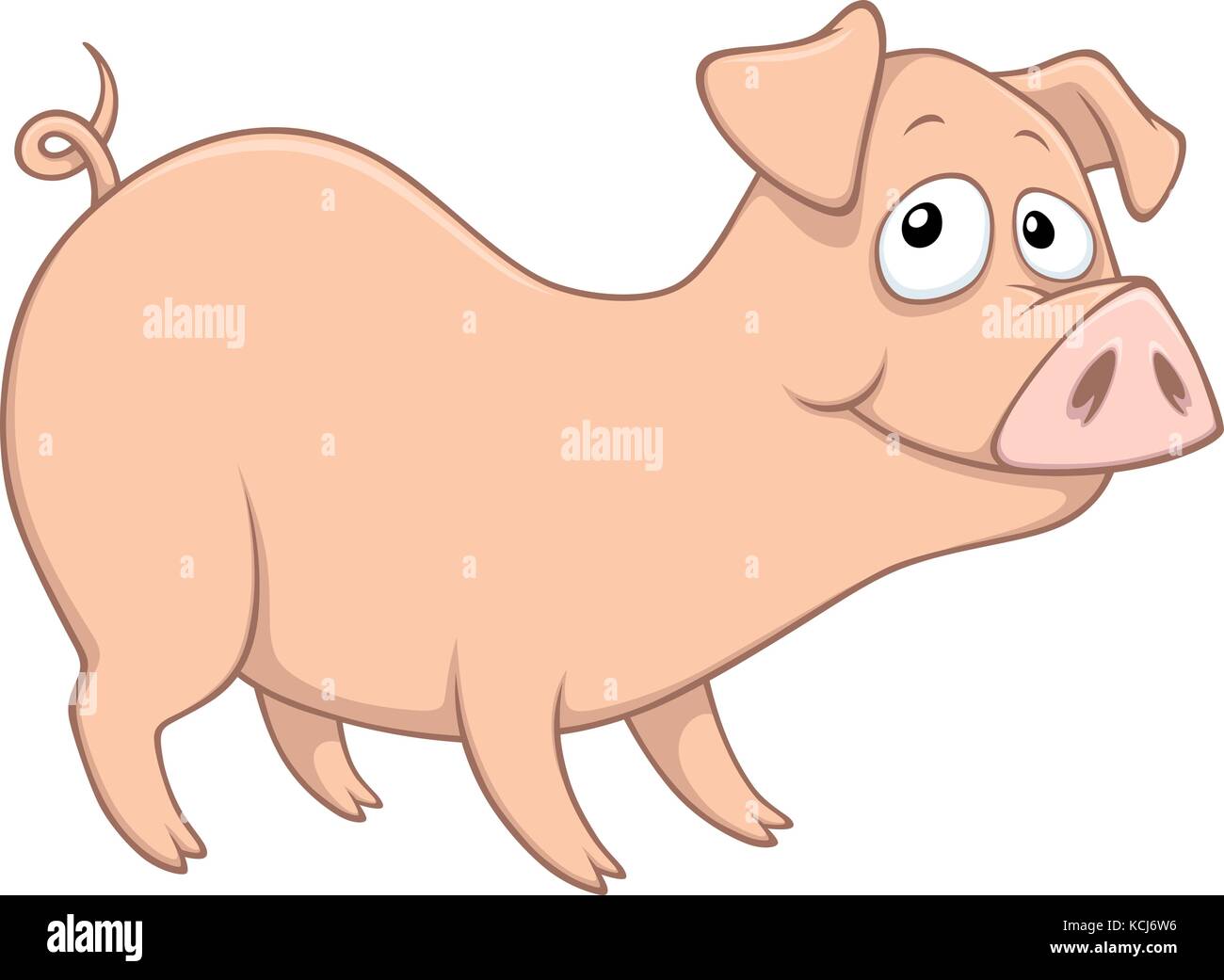 Porky Pig Cartoon Banque d'images vectorielles - Alamy