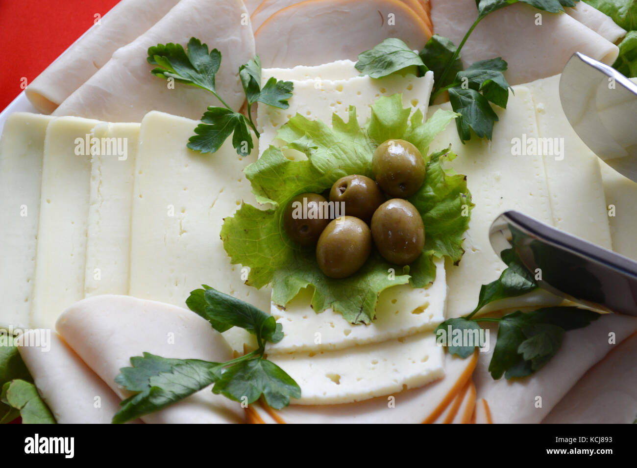 L'alimentation, de la restauration d'une image bien décoré d'aliments ...