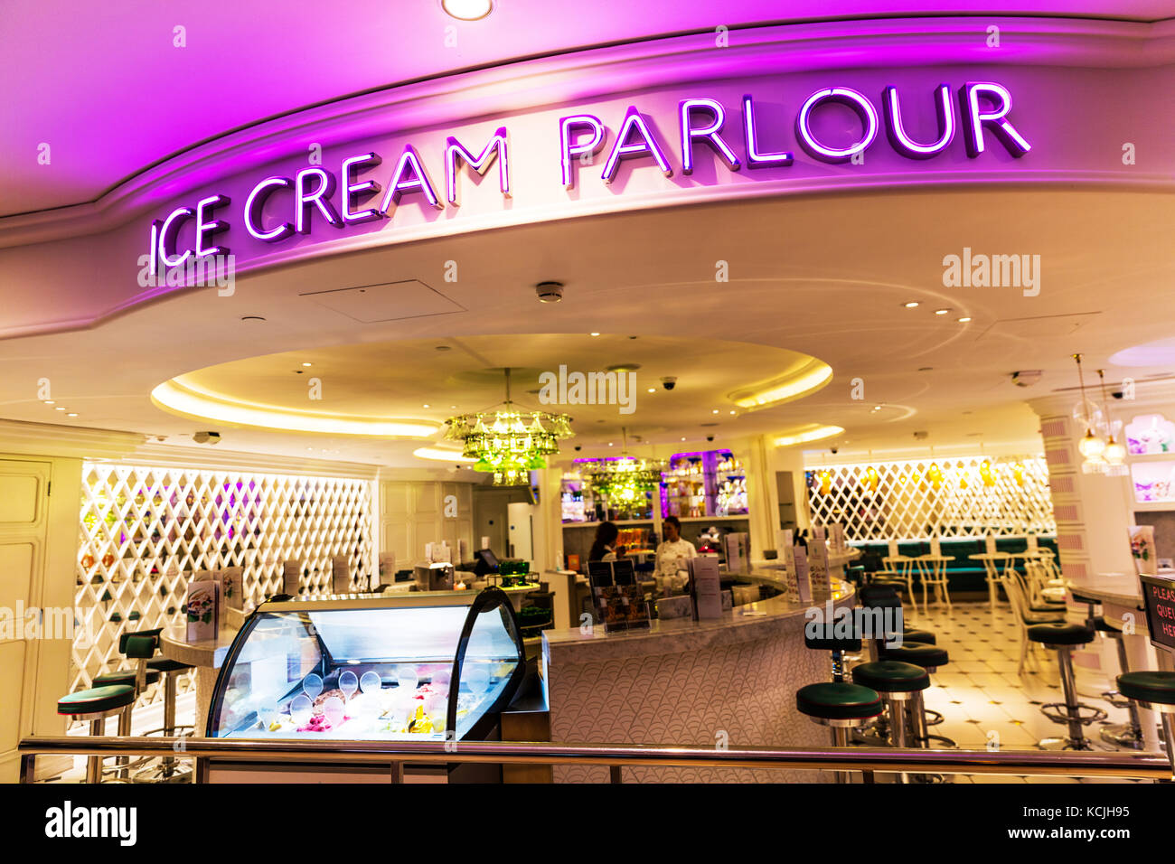 Glacier, glacier, glacier signe, ice cream shop, magasin de crème ...