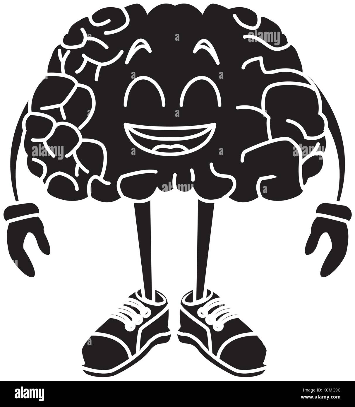 Le cerveau humour Banque d'images vectorielles - Alamy