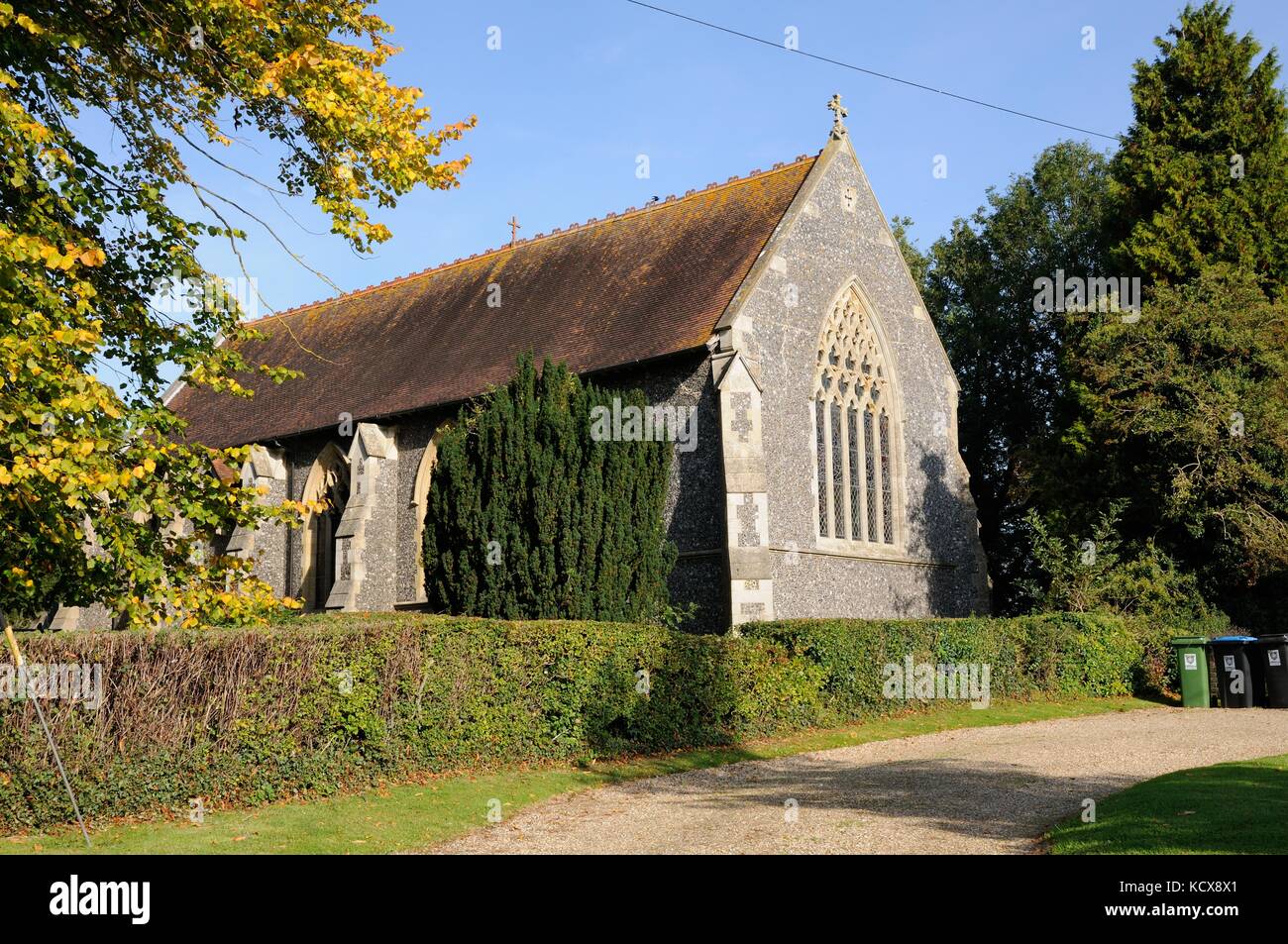 All Saints Church, Long Marston, Hertfordshire. La première pierre a ...