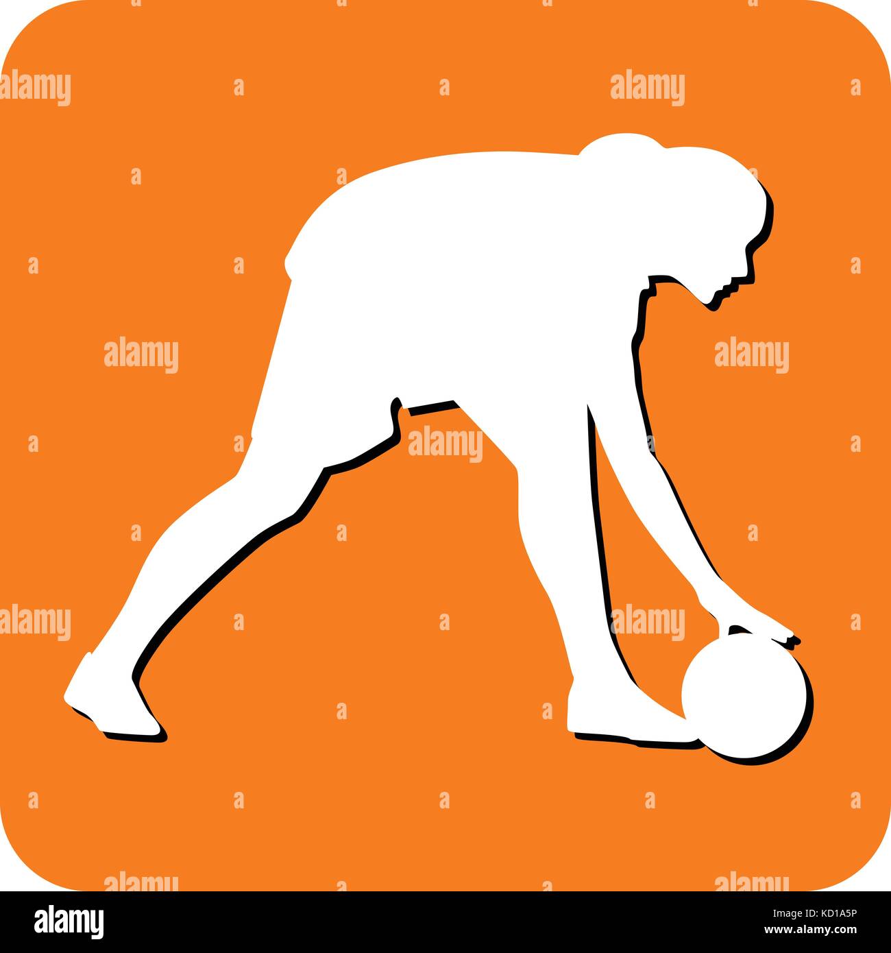 Femme Joueur De Football Silhouette Banque De Photographies Et Dimages