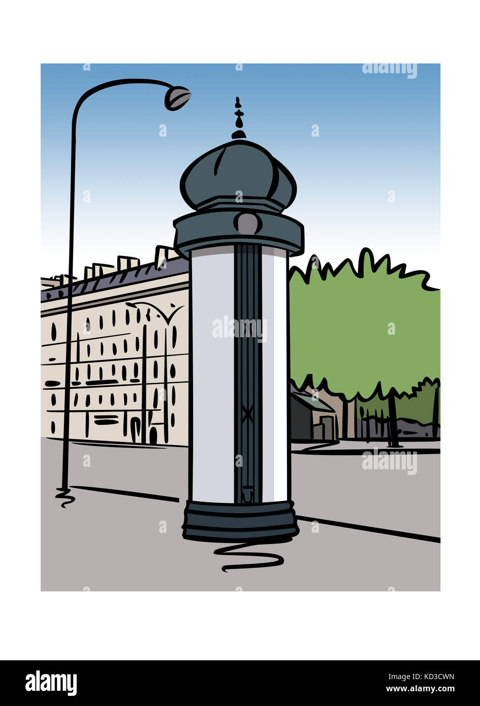 Columna de ilustración Banque d'images détourées - Alamy