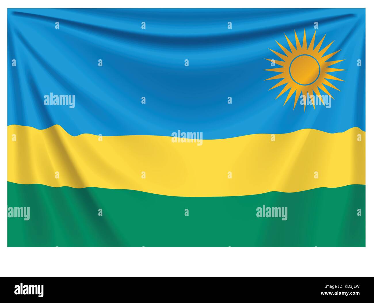 Drapeau rwanda Banque de photographies et d’images à haute résolution ...