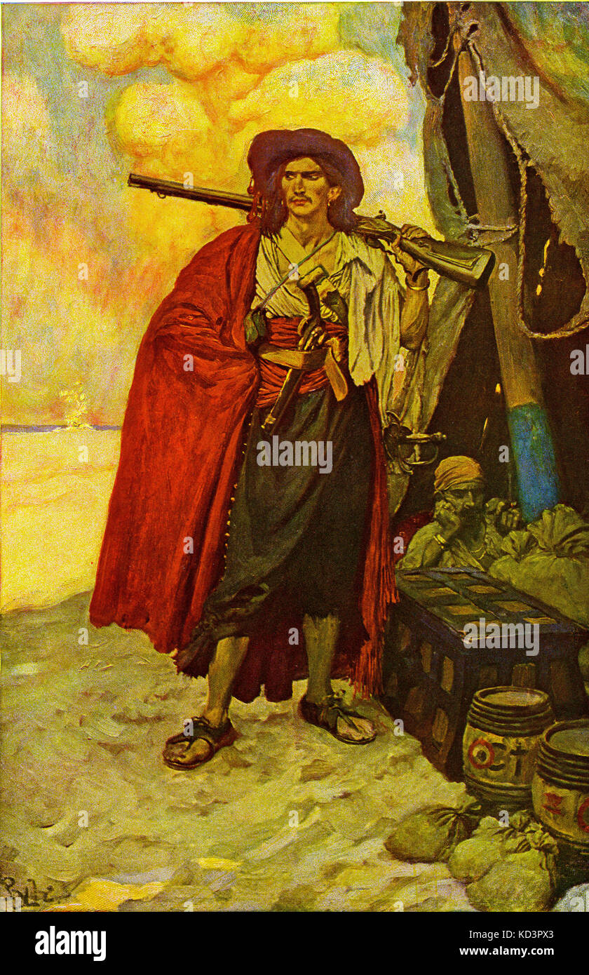 Pirates, illustration de Howard Pyle Photo Stock - Alamy