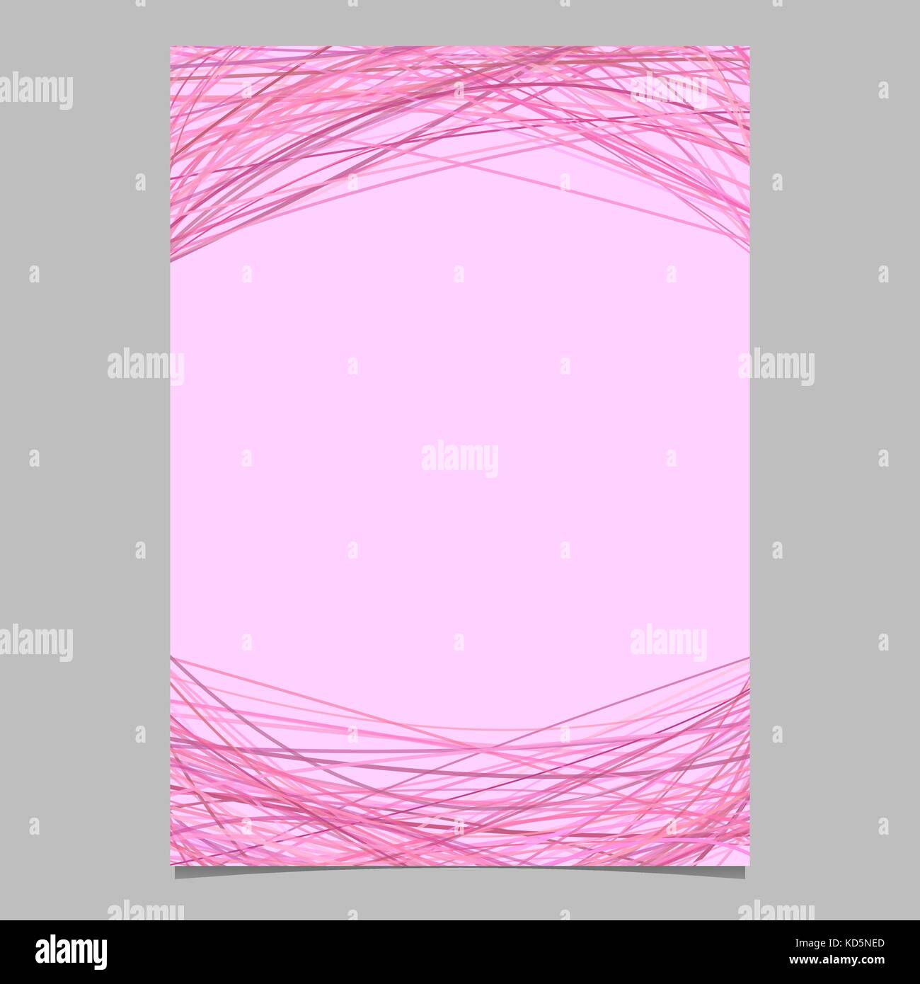 Modèle de brochure abstrait avec lignes cintrées aléatoire - graphique ...