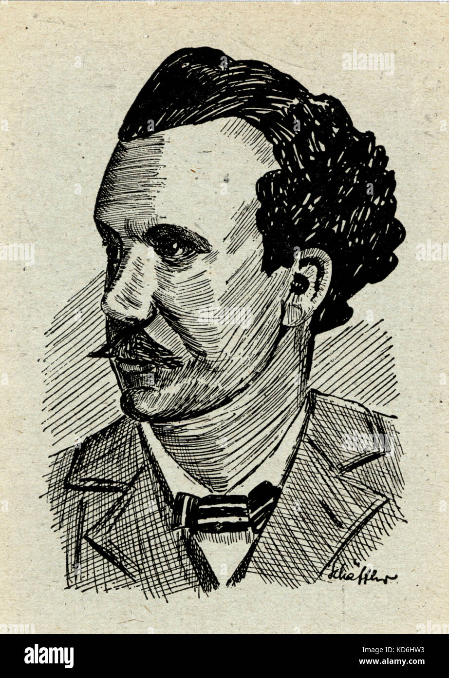 Richard strauss portrait dessin Banque de photographies et d’images à ...