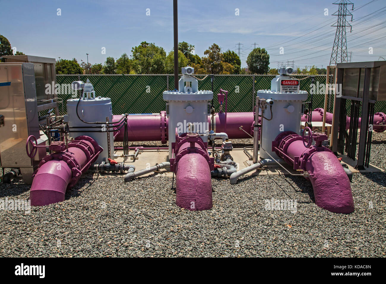 Usine traitement eau potable Banque de photographies et d’images à ...