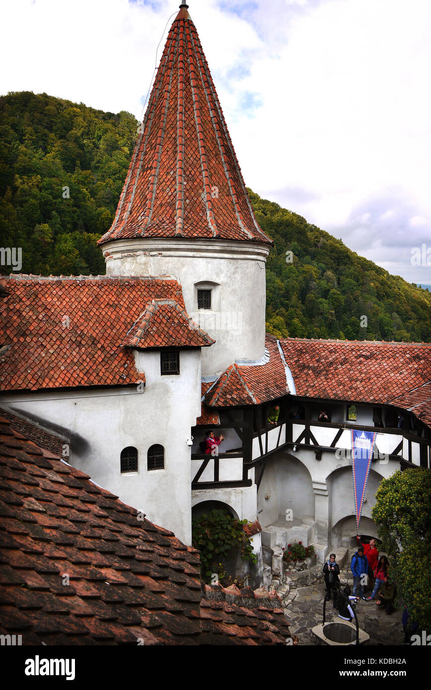 Le Château de Bran, Bran, Brasov, Roumanie Photo Stock - Alamy