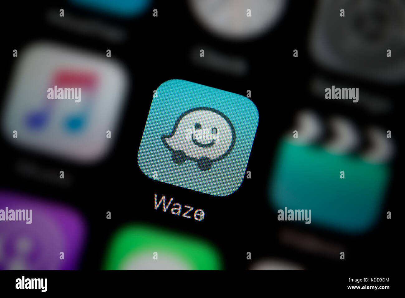 Logo de l'application waze Banque de photographies et d’images à haute ...
