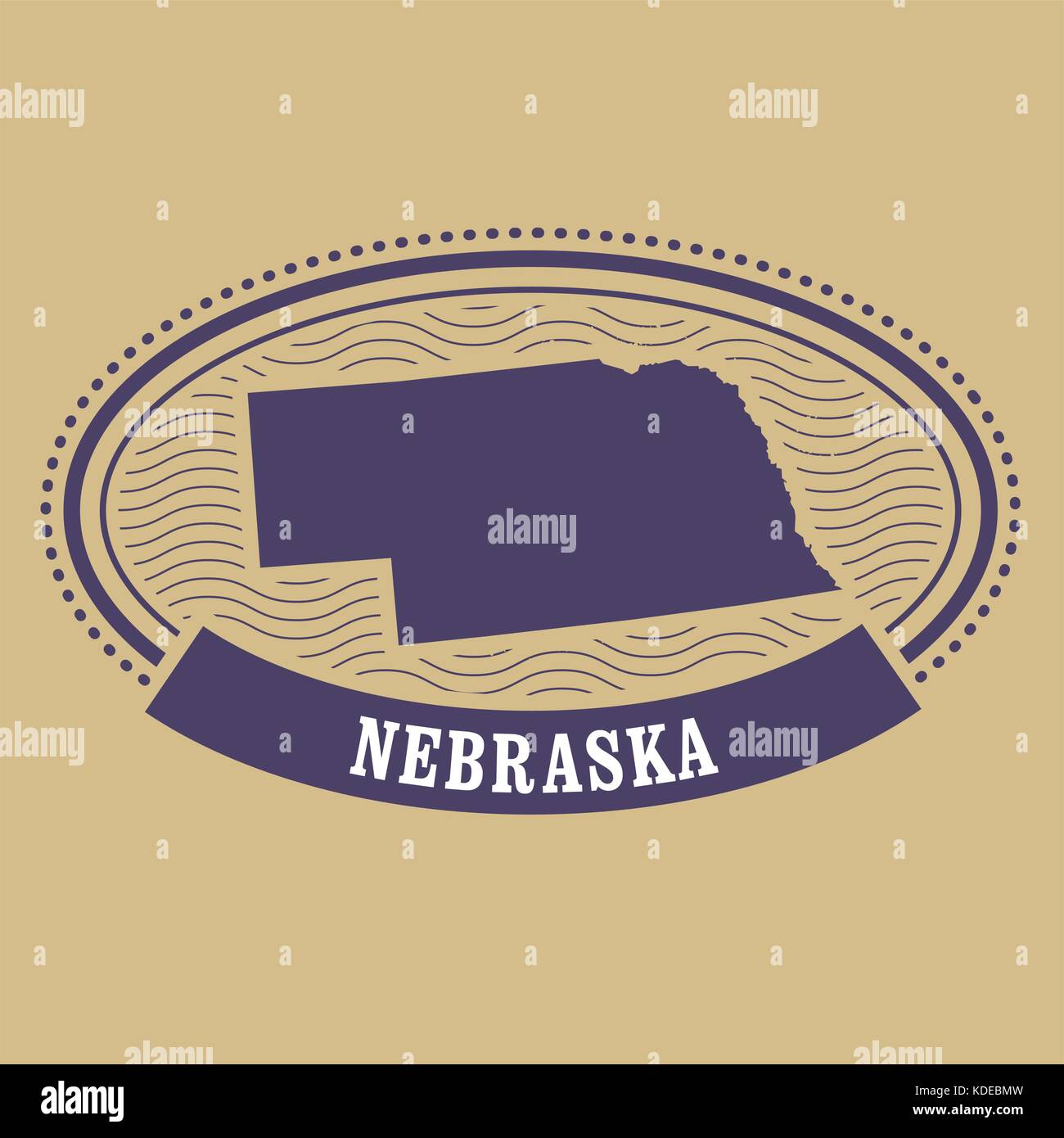 Nebraska map Banque de photographies et d’images à haute résolution - Alamy