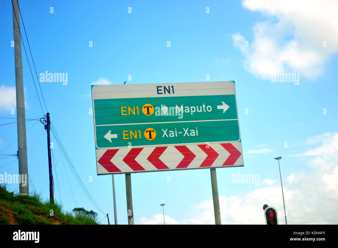 Panneau de signalisation de maputo Banque de photographies et d’images ...