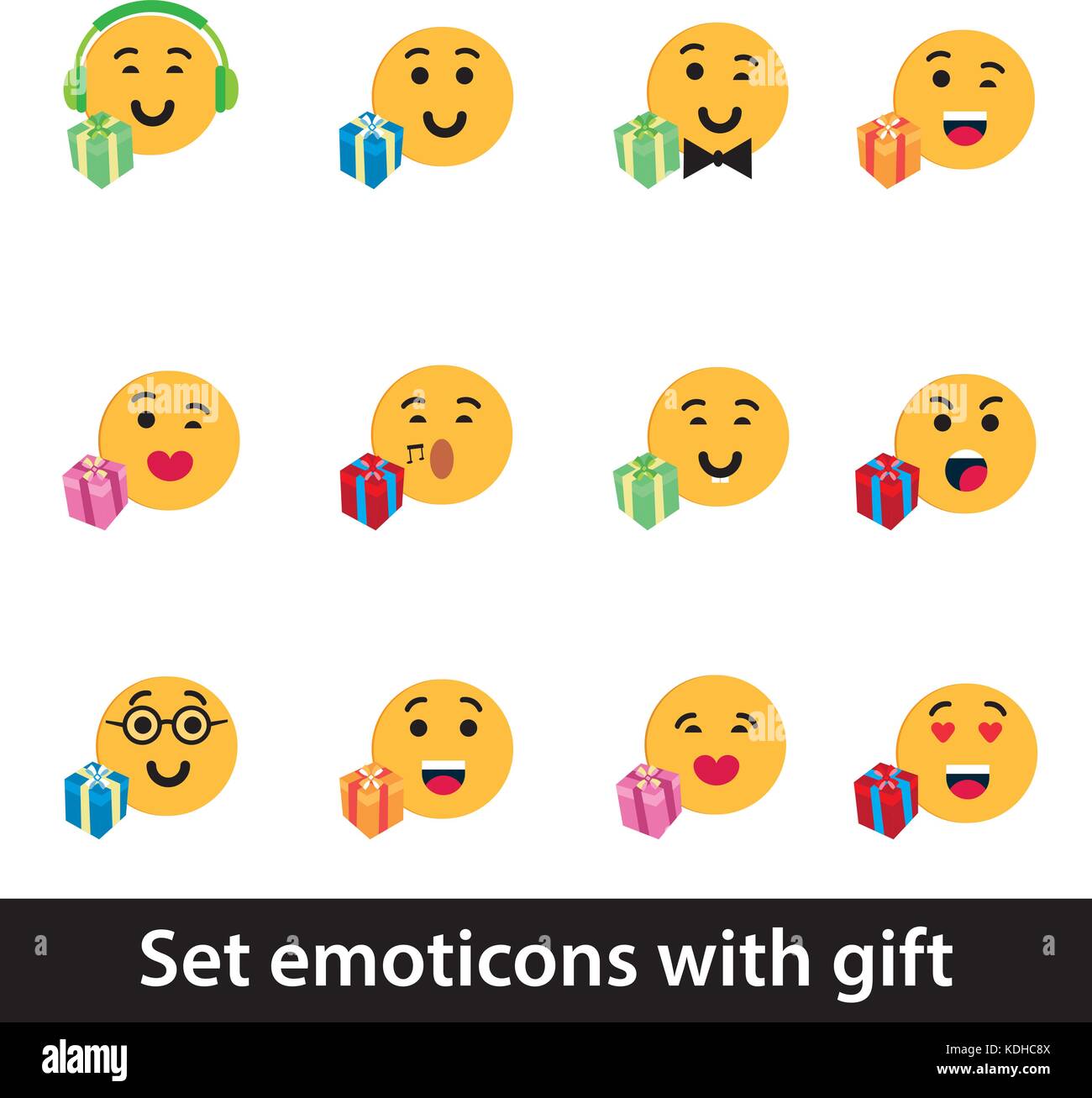 Smiley emoticon facial expression wink Banque d'images vectorielles ...