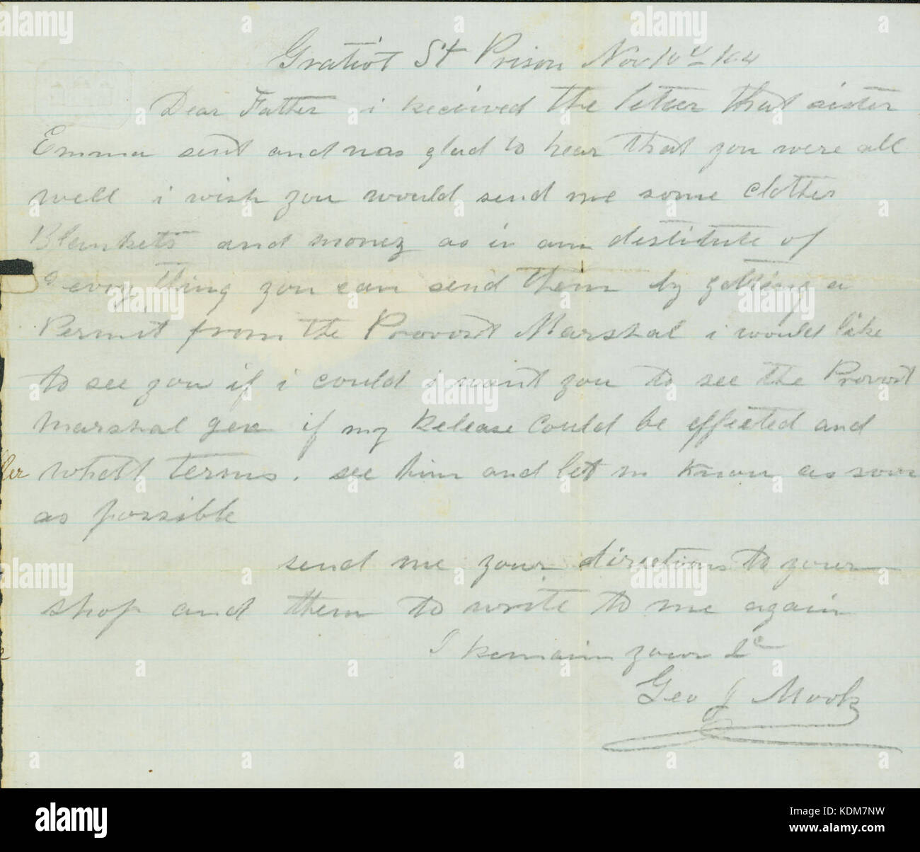 Prison militaire de gratiot Banque de photographies et d’images à haute ...