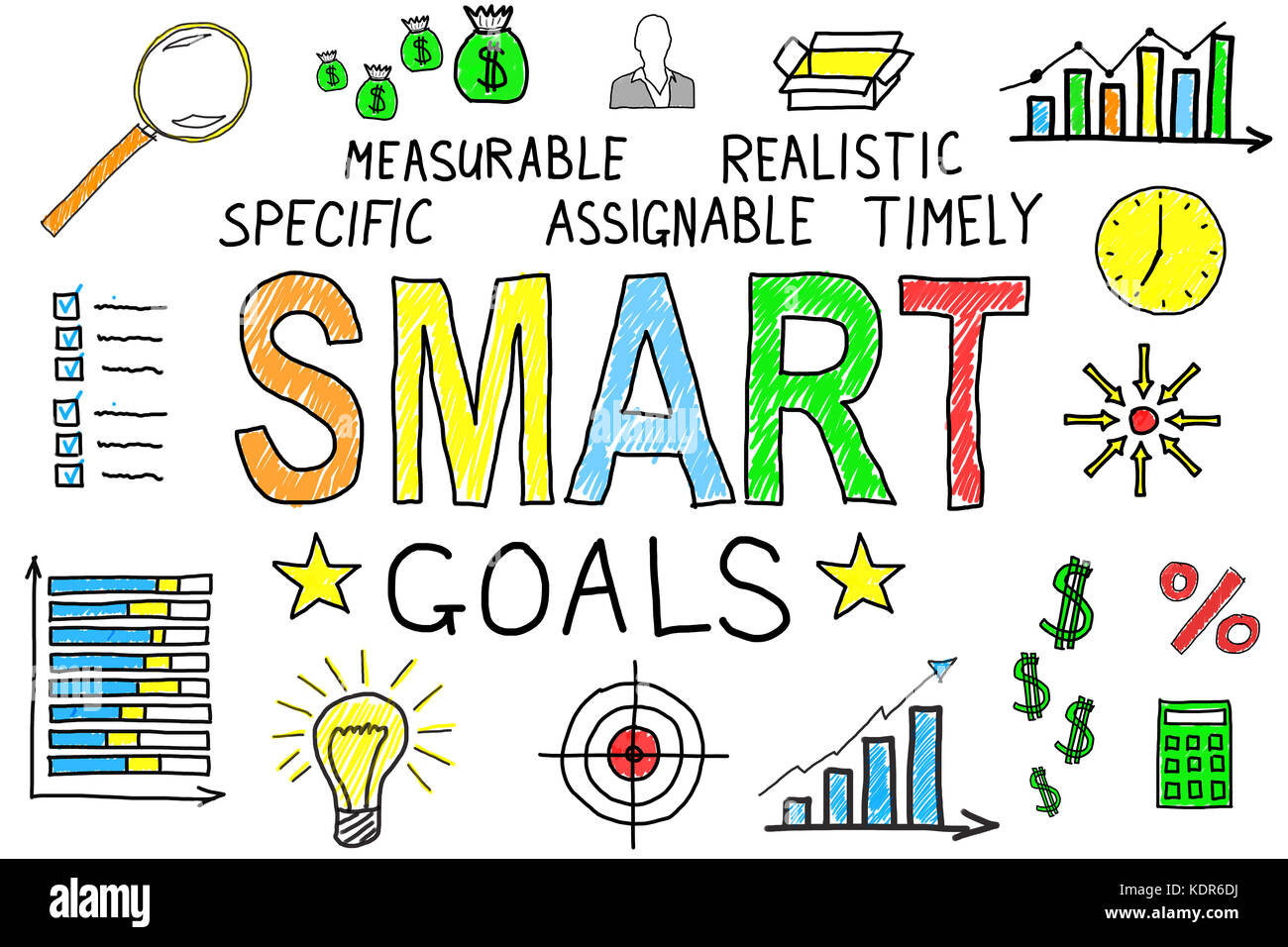 Smart goals Banque de photographies et d’images à haute résolution - Alamy