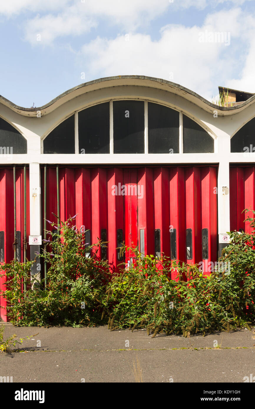 Ancienne caserne de pompiers de l'enterrer sur le rocher, Bury ...