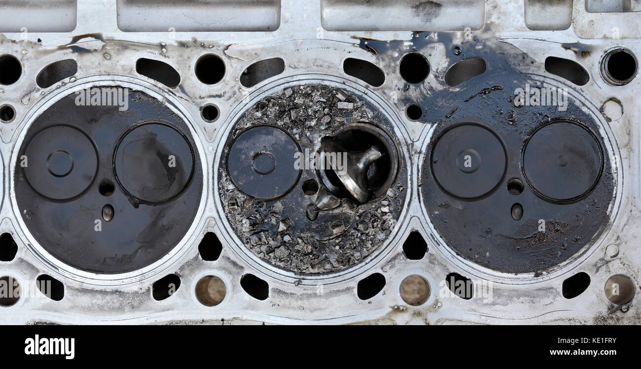 Bloc moteur et culasse en aluminium Banque de photographies et d’images ...