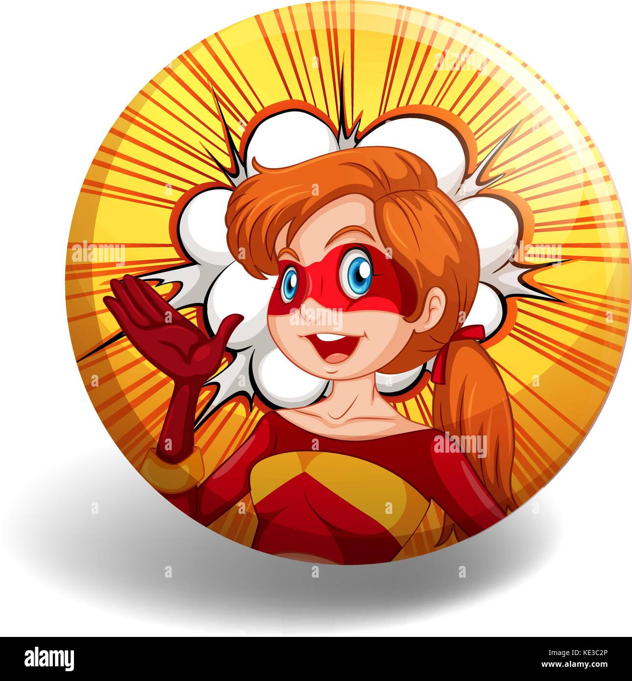 Superwoman cartoon Banque de photographies et d’images à haute ...