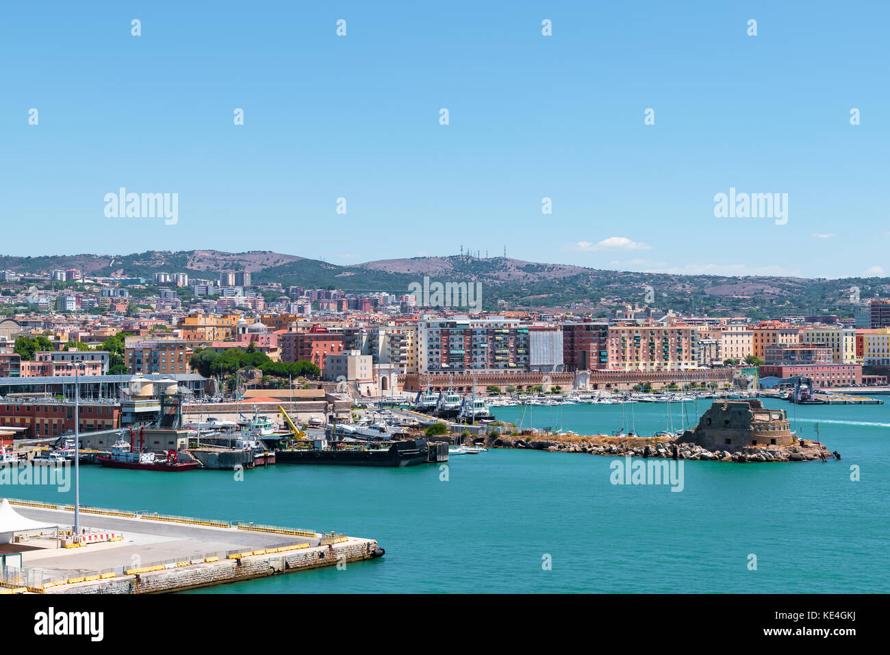 Port de Civitavecchia, Rome, Italie Photo Stock - Alamy