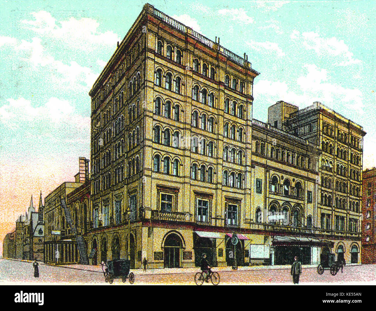 New York Metropolitan Opera House 1883 au moment où elle a été ouverte ...
