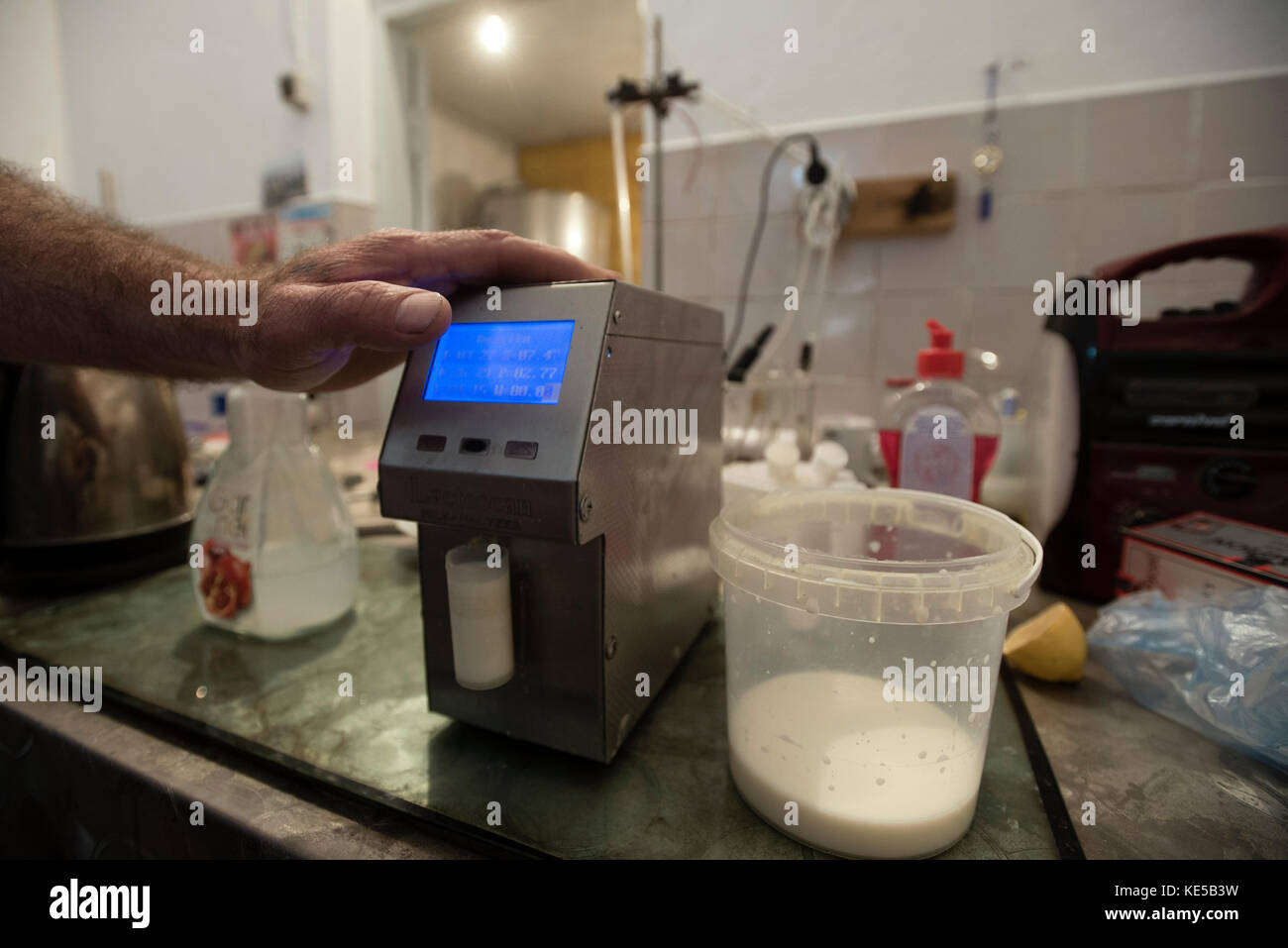 Test de lait Banque de photographies et d’images à haute résolution - Alamy
