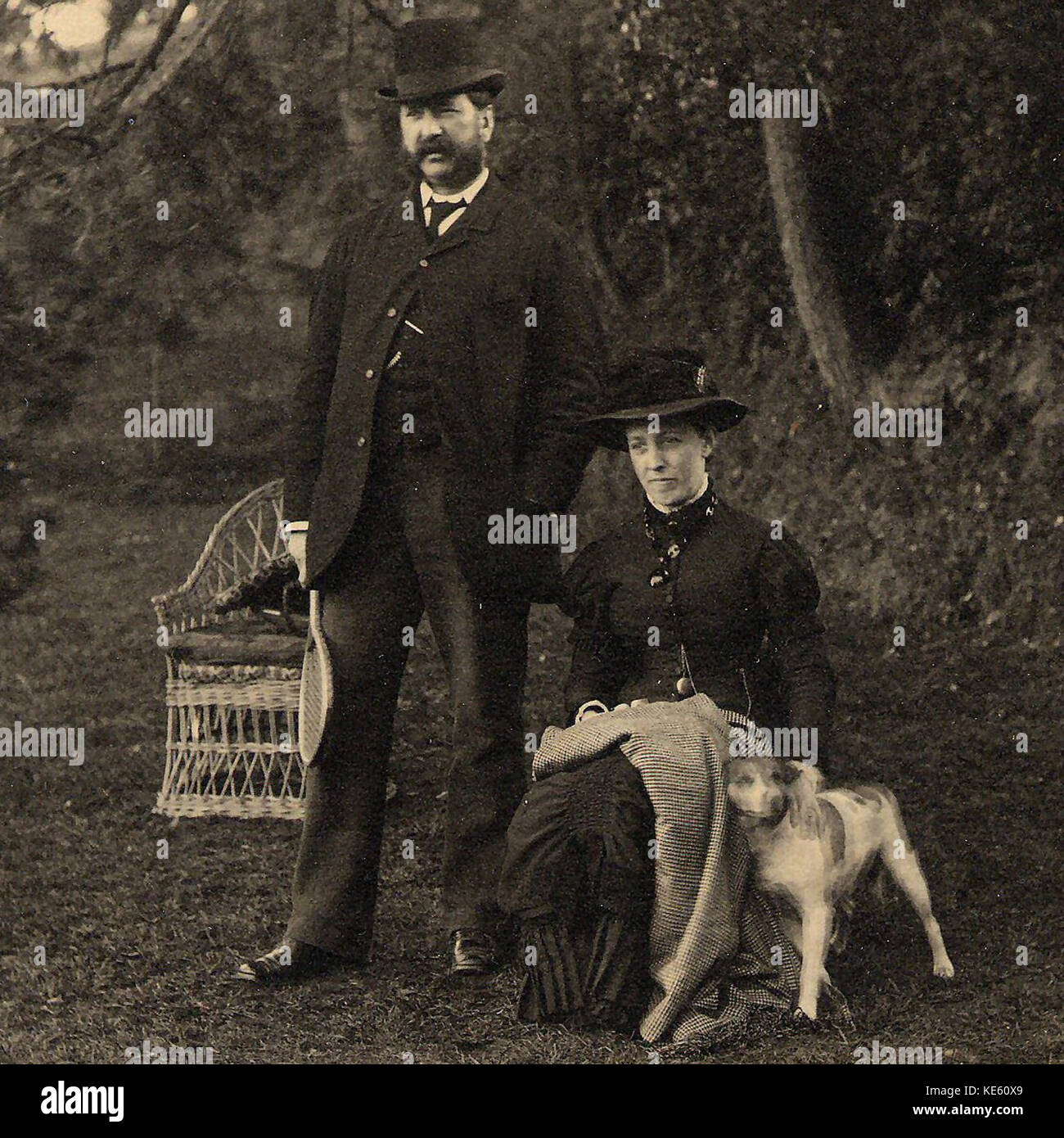 John Alexander (greffier en chef Bow Street) avec son épouse Mary ...