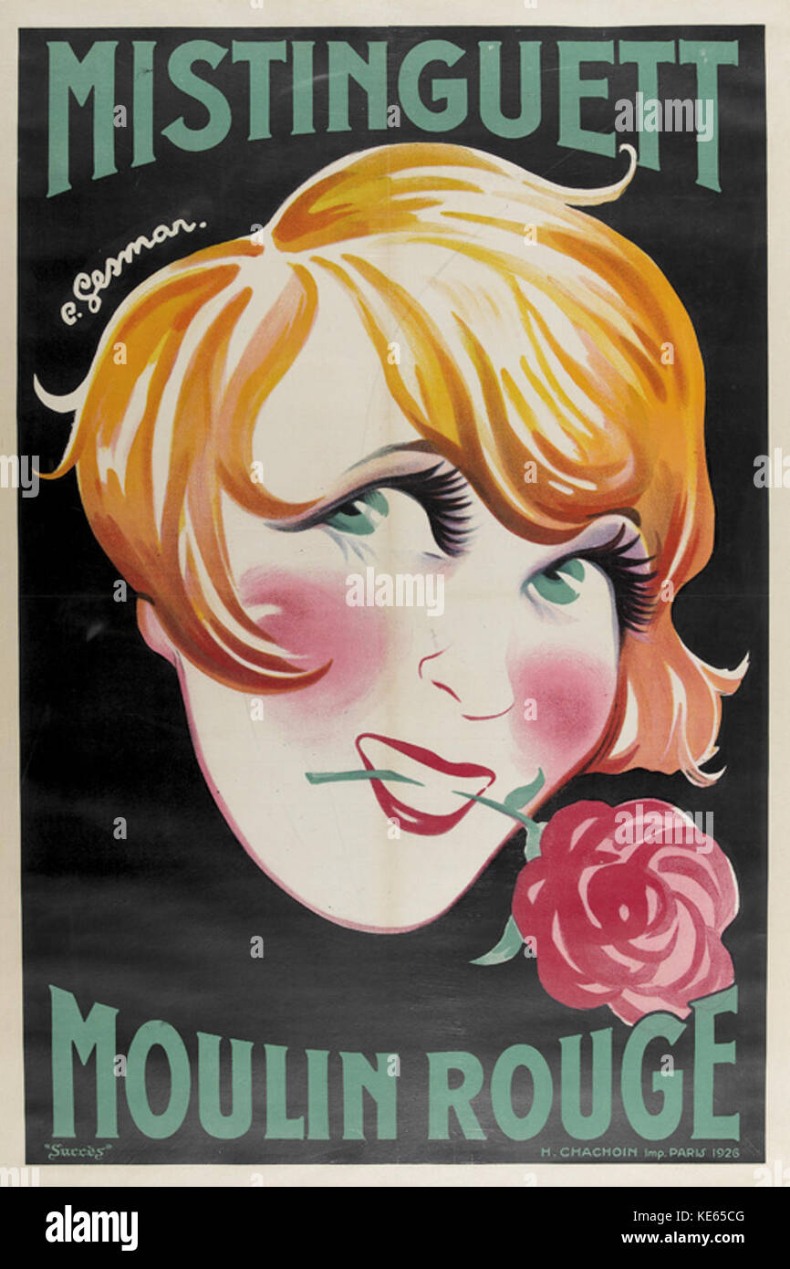Affiche de mistinguett Banque de photographies et d’images à haute ...
