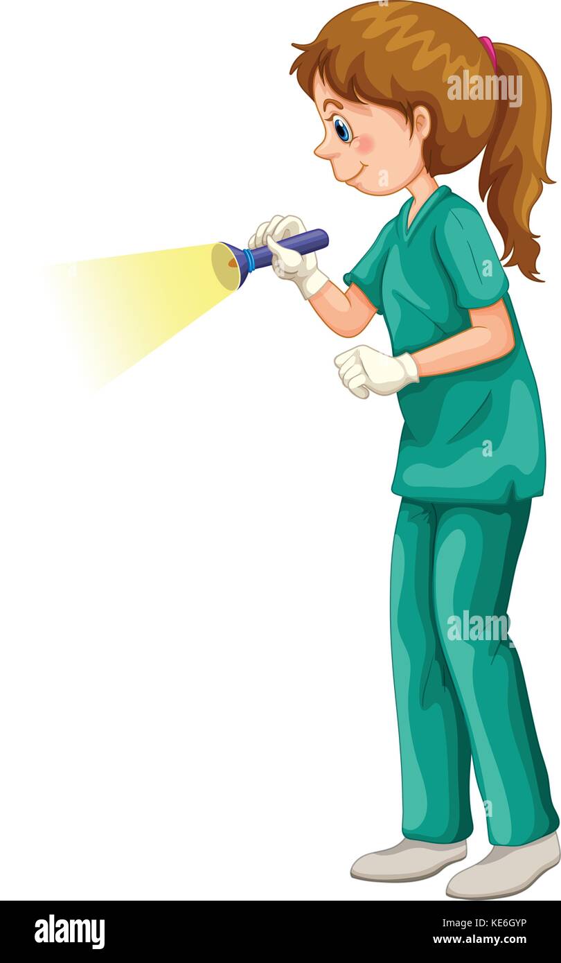 Woman flashing Banque d'images vectorielles - Alamy