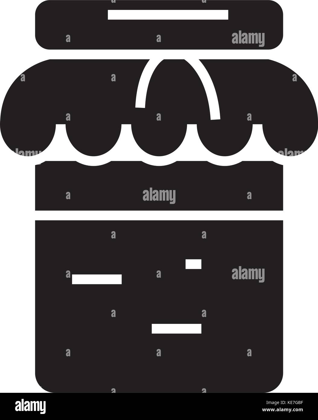 Panneau de signalisation fait maison Banque d'images vectorielles - Alamy