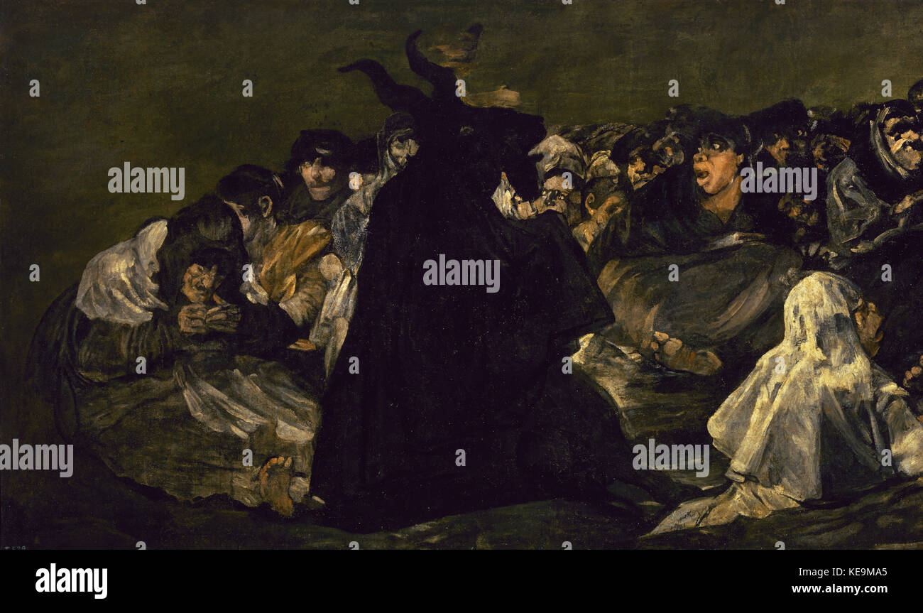 Le sabbat des sorcières goya Banque de photographies et d’images à ...