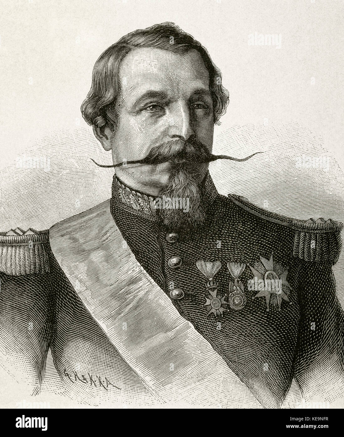 Louis napoleon iii his wife son Banque de photographies et d’images à ...