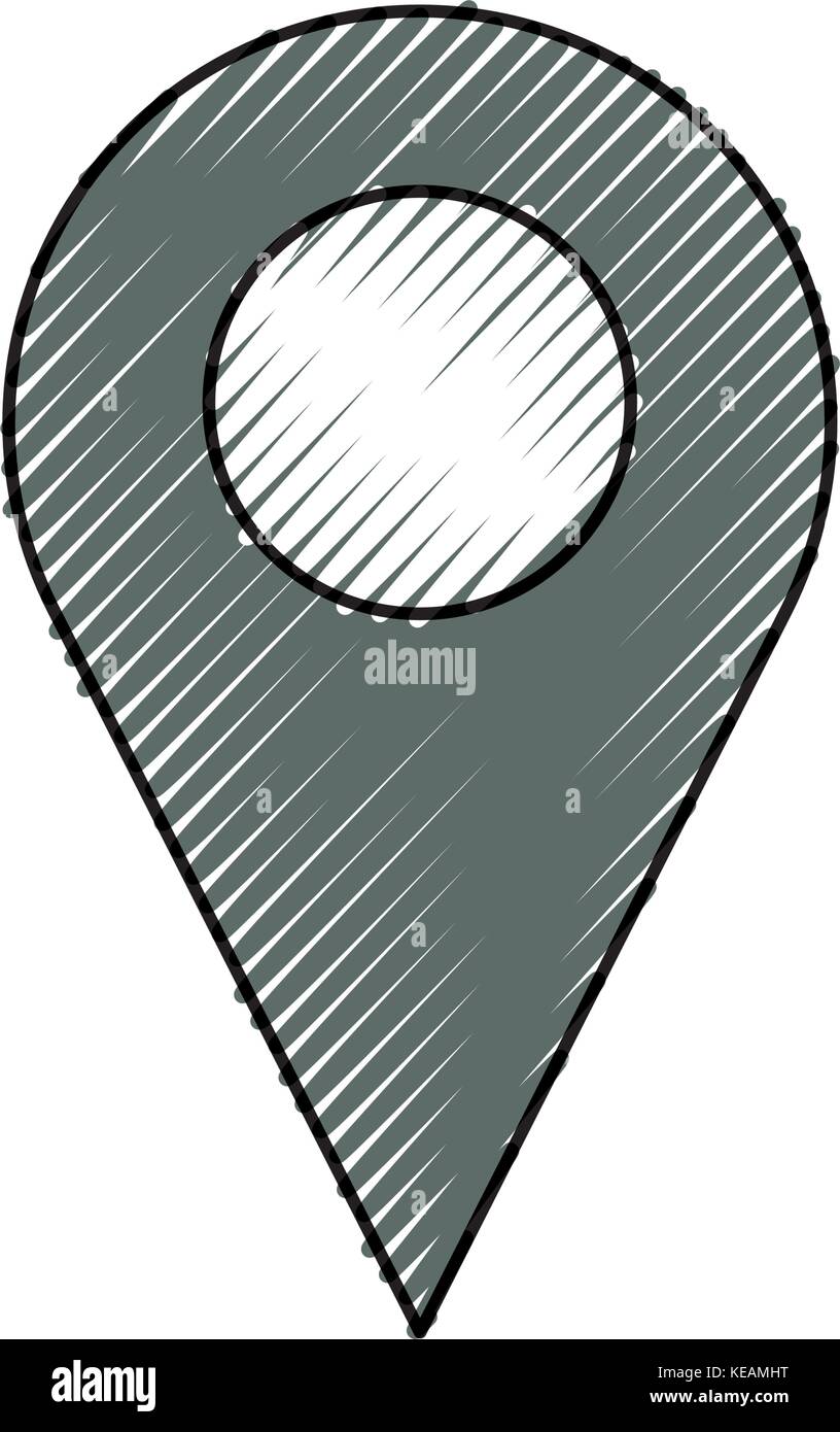 Symbole emplacement vector illustration Image Vectorielle Stock - Alamy