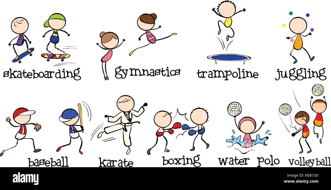 Types de sports Banque de photographies et d’images à haute résolution ...