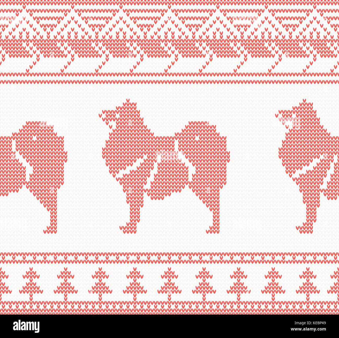 Chien rouge et blanc Banque d'images vectorielles - Alamy