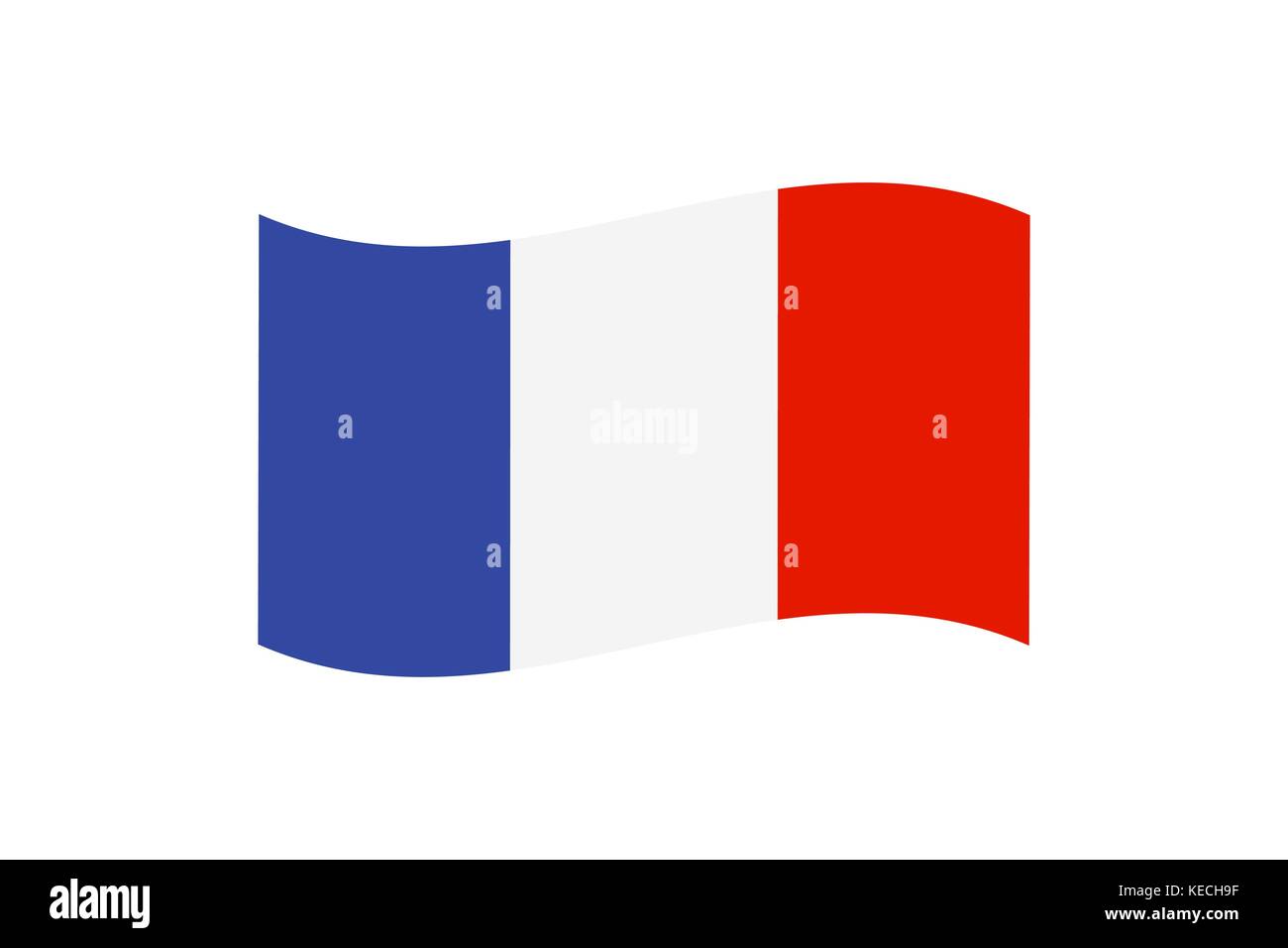 Le drapeau national de france tricolour drapeau de france Banque d ...