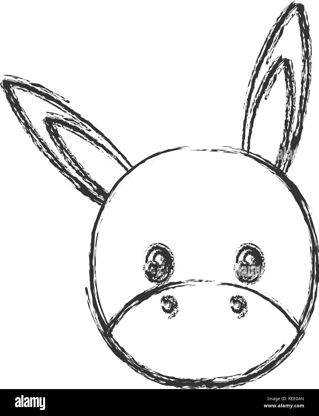 L'icône de l'âne dessin animé Image Vectorielle Stock - Alamy