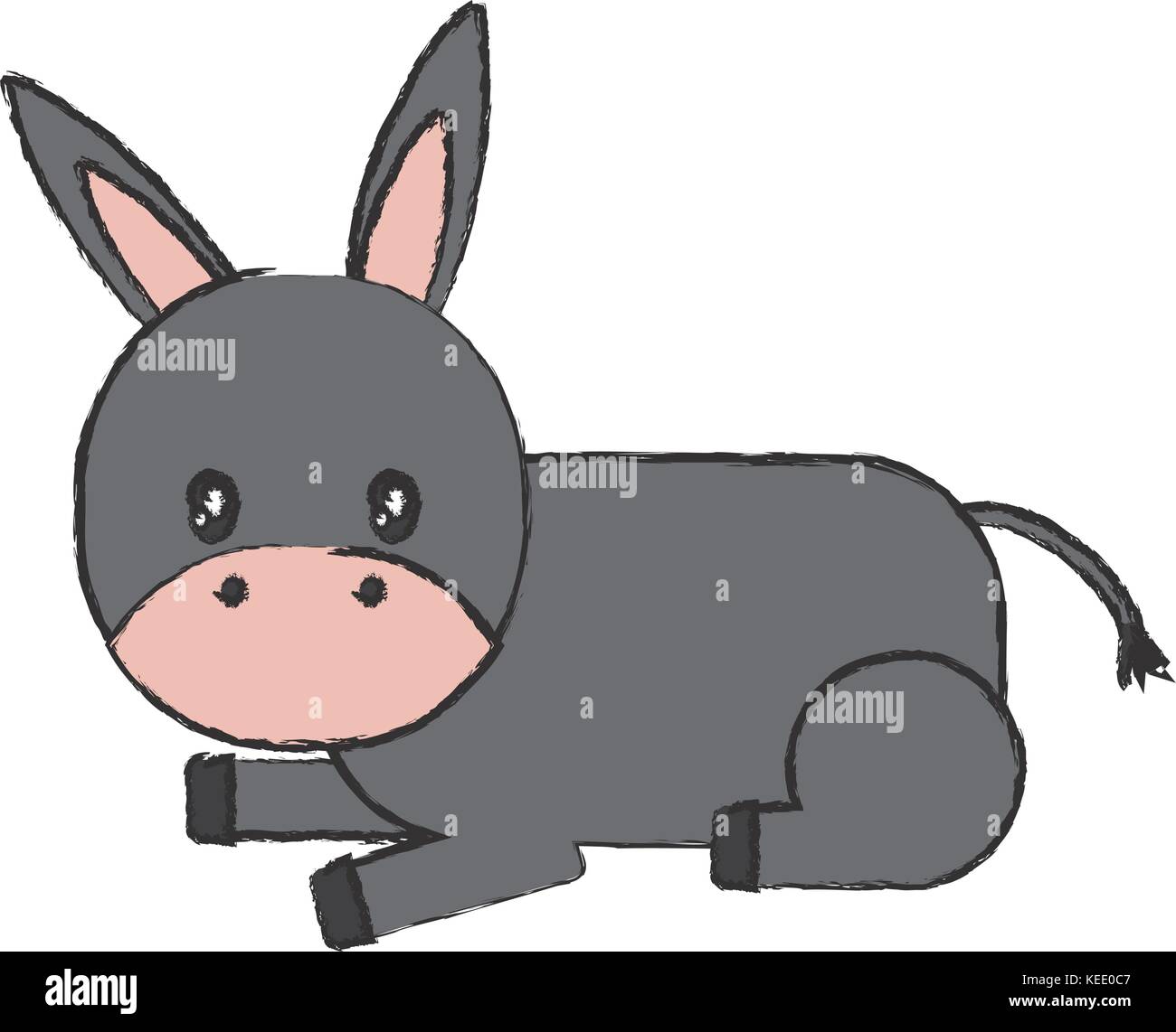 L'icône de l'âne dessin animé Image Vectorielle Stock - Alamy
