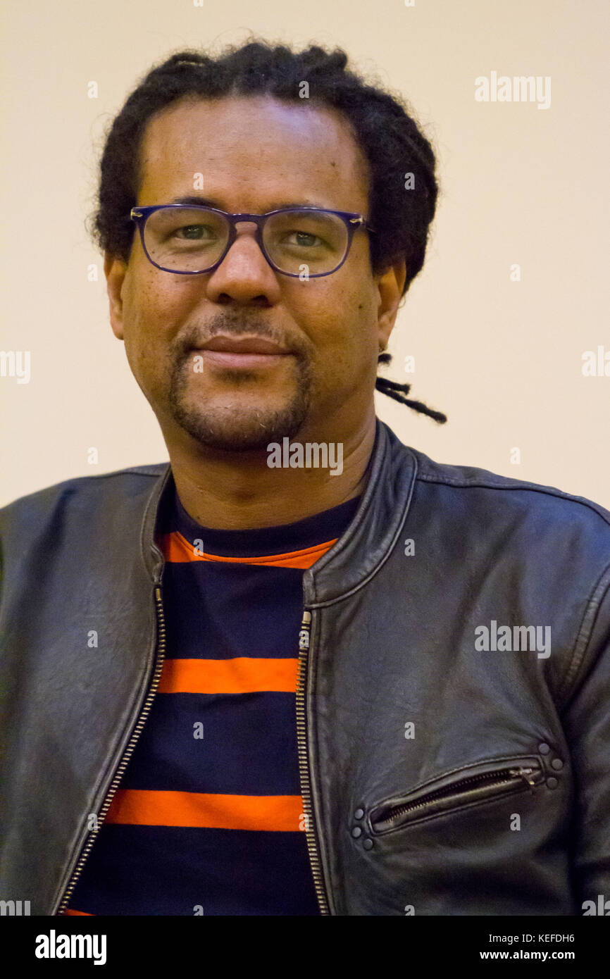 Torino, Italie. 21 octobre 2017. L’écrivain américain Colson Whitehead ...