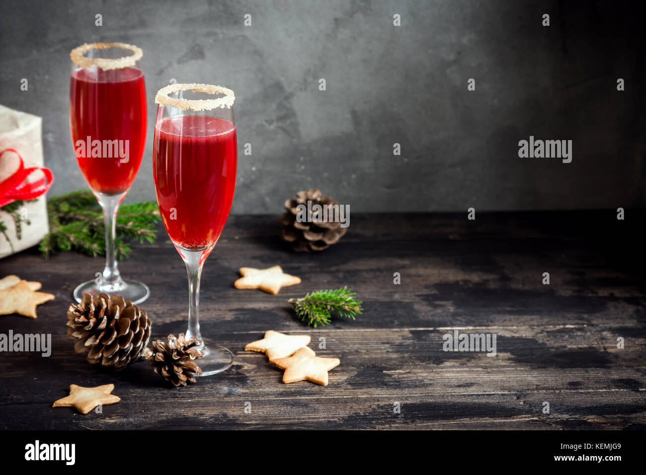 Cocktail au champagne Banque de photographies et d’images à haute ...