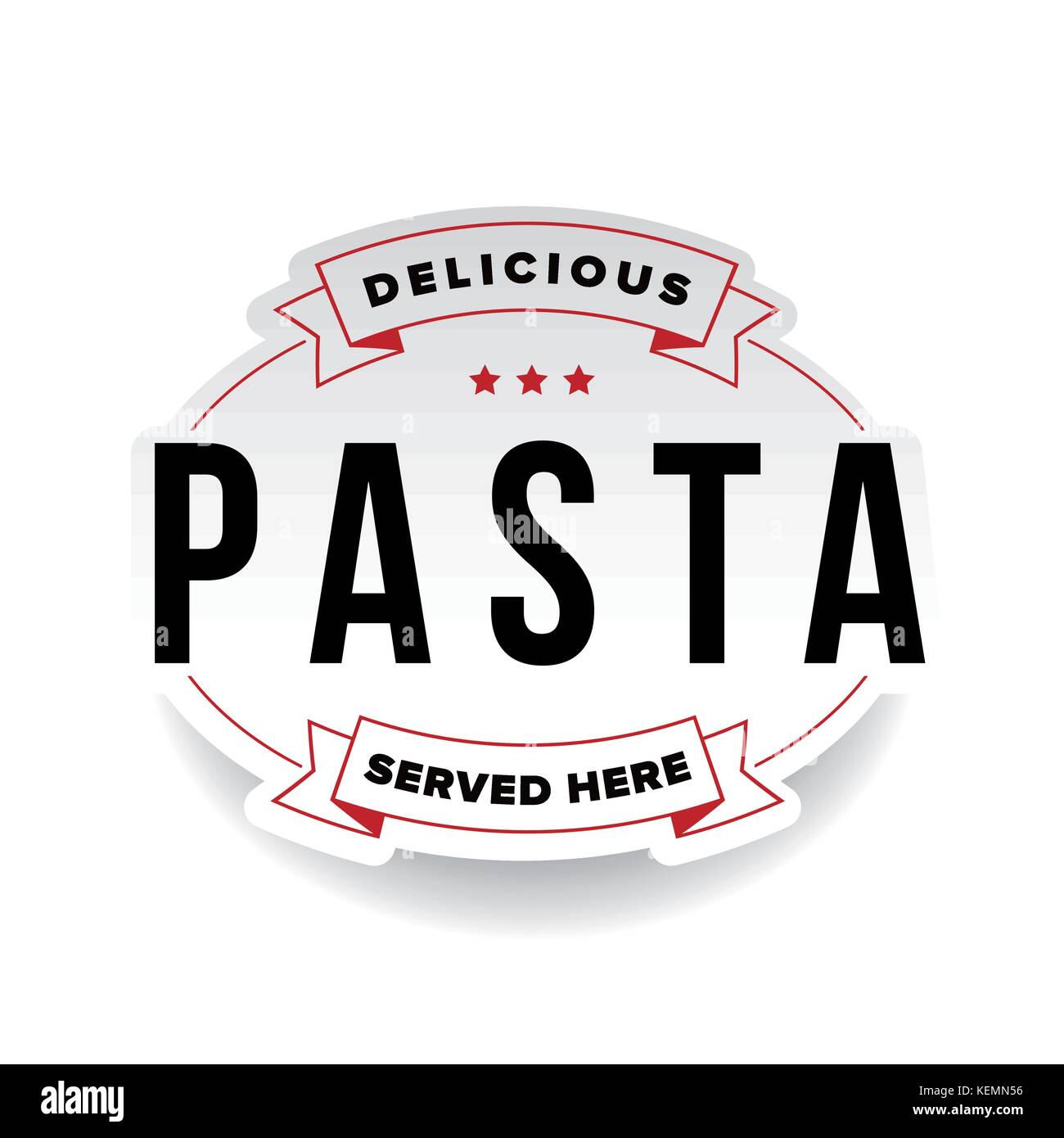 Marquage logo vintage pâtes Image Vectorielle Stock - Alamy