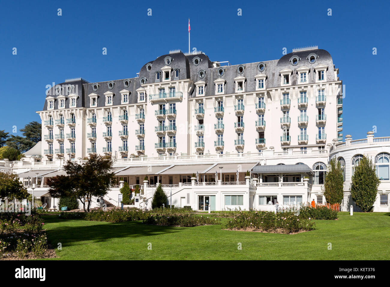 L'hôtel Impérial Palace, le lac d'Annecy, Annecy, Haute-Savoie, France ...