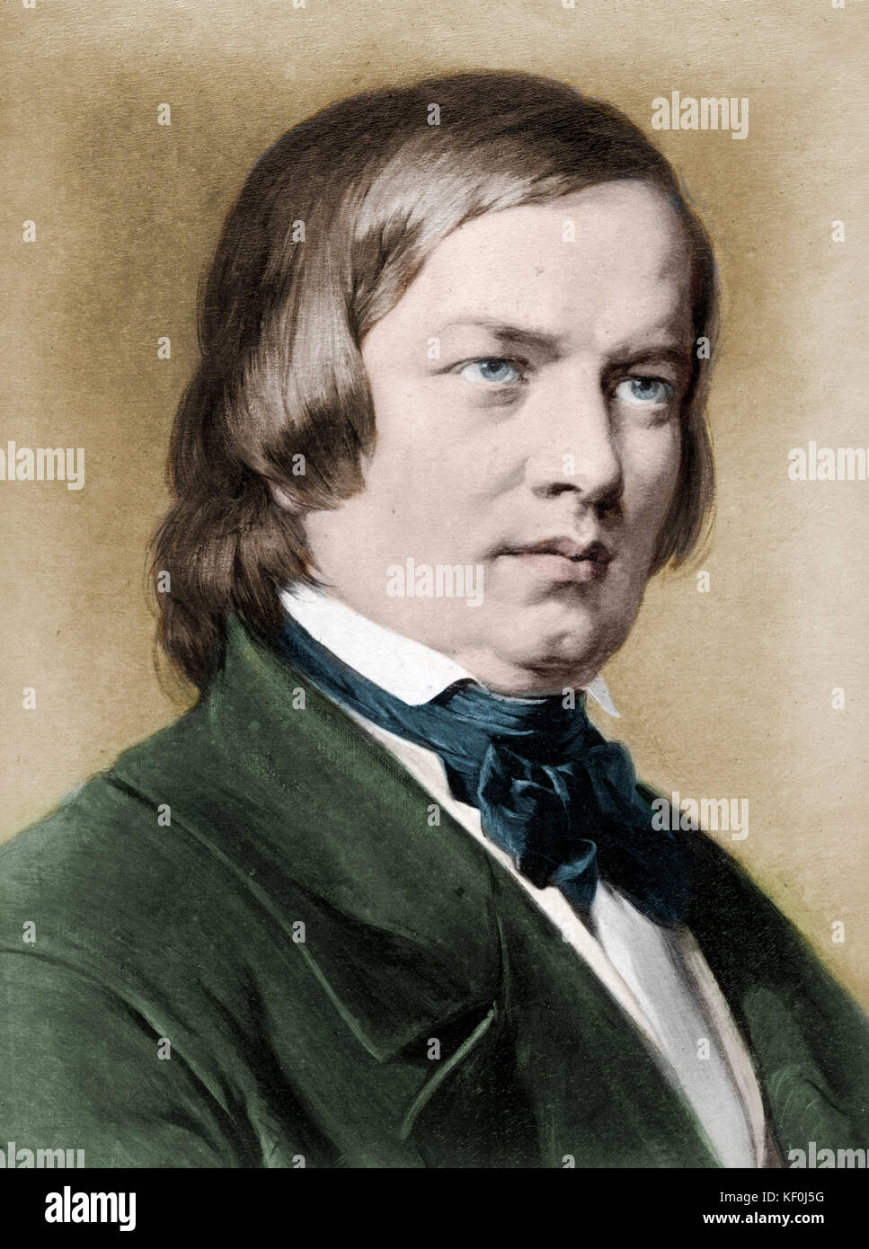 Robert Schumann - portrait du compositeur allemand par G. Jager 8 Juin ...